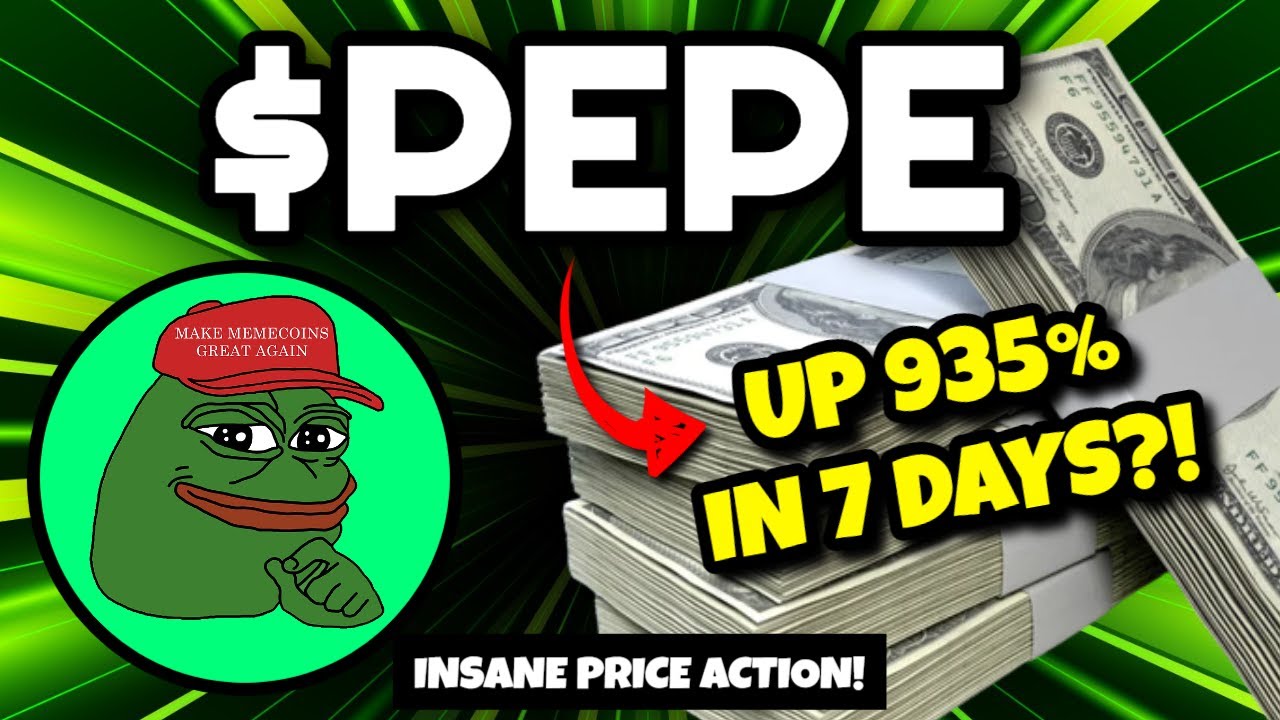 PEPE Meme Coin (935% Price Increase This Week!!) I DOUBLED My Money In ...
