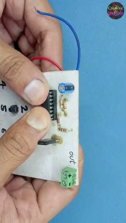 Amazing Idea Using CD 4017 ic, #shorts, #youtubeshorts, #diy, Password ...