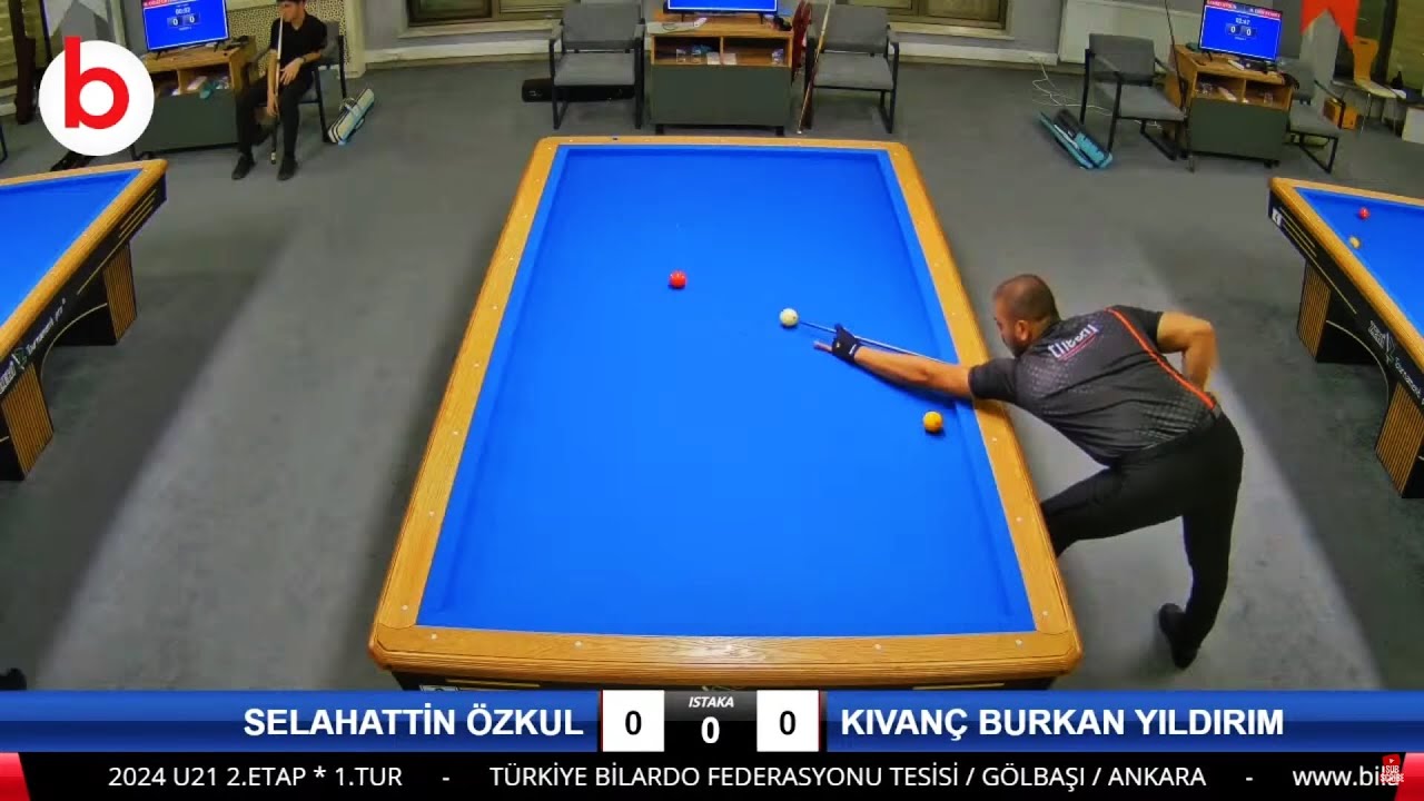 SELAHATTİN ÖZKUL vs KIVANÇ BURKAN YILDIRIM - u21 3 BANT BİLARDO ...