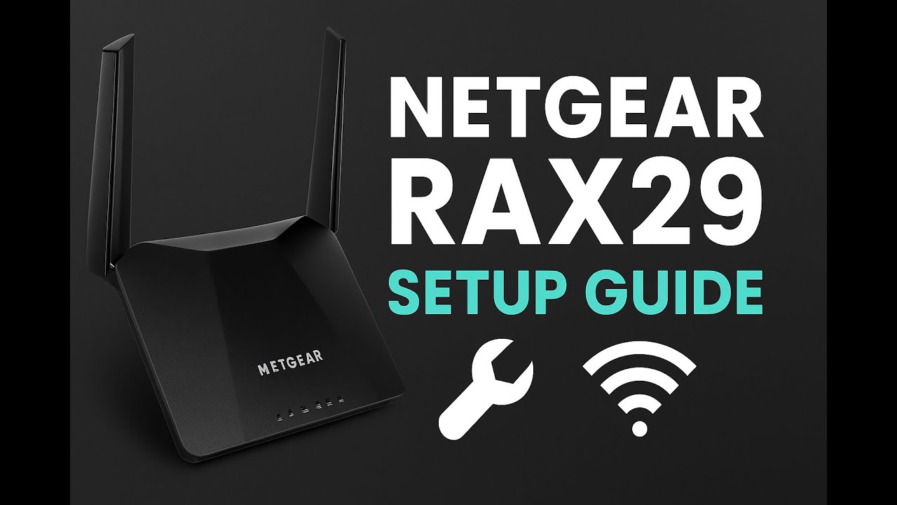 How to Set Up Netgear RAX29 WiFi 6 Router | Step-by-Step Installation ...