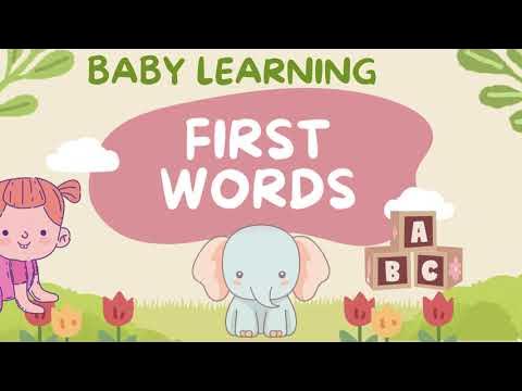 FIrst Words | Baby learning first words | first words with pictures ...