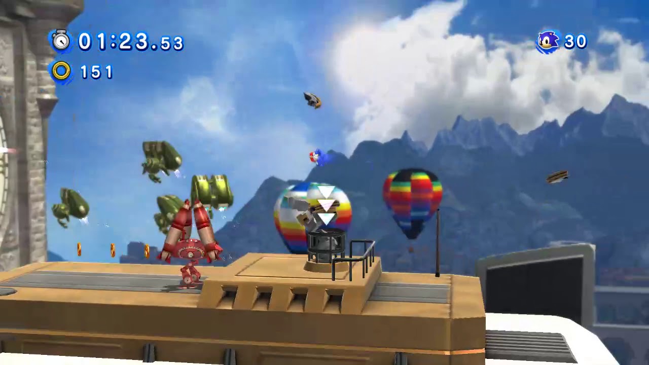 Sonic Generations - Rooftop Run Act1 Speed Run - YouTube