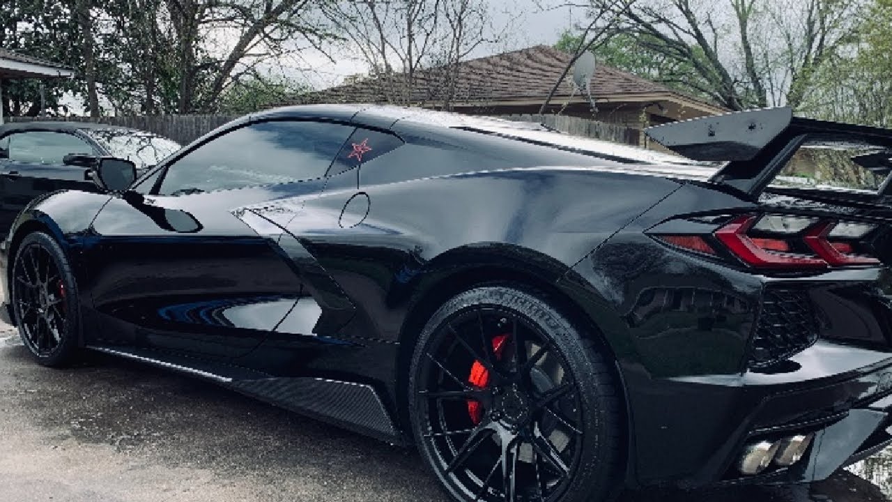 c8 corvette wash - YouTube