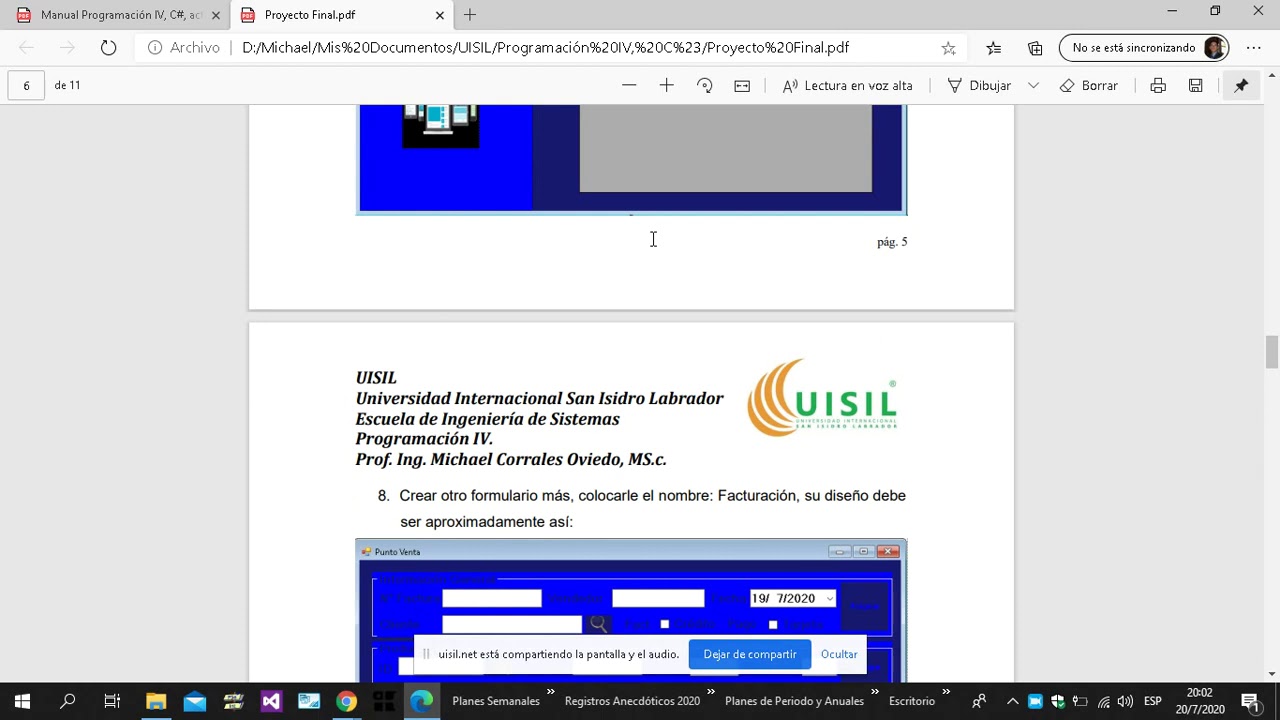 Sesión 14, Programación IV, C# - YouTube