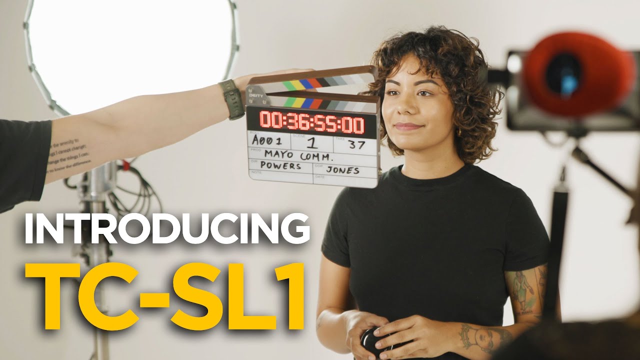 Introducing the TC-SL1 Timecode Smart Slate - YouTube