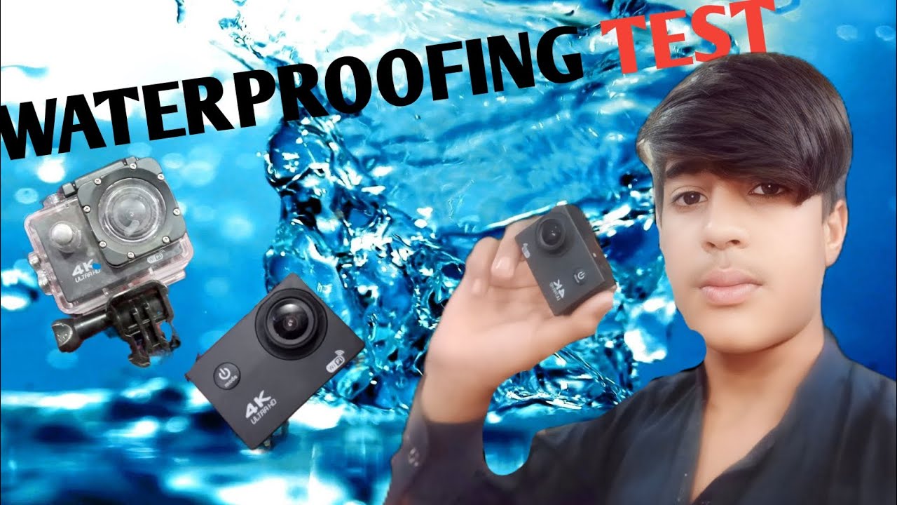 4k ultra HD action camera waterproofing test - YouTube