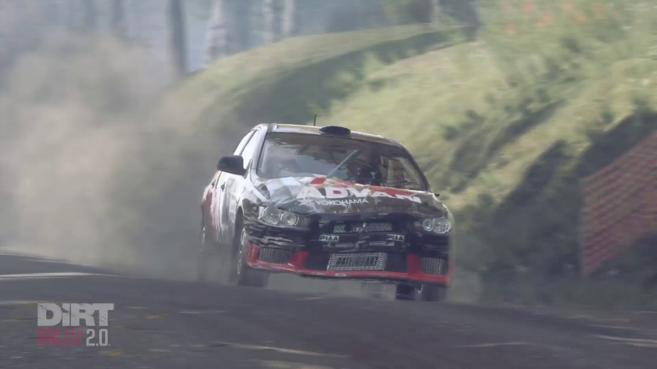 DiRT Rally 2.0 Mitsubishi Lancer Evo X JUMPING IN FINLAND YEAAHH ...