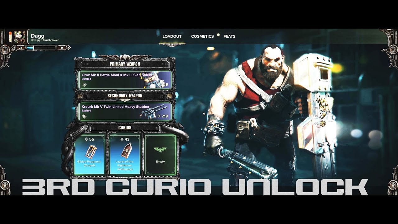 Warhammer 40,000: Darktide - 3rd Curio Unlock [ULTRAWIDE] - YouTube