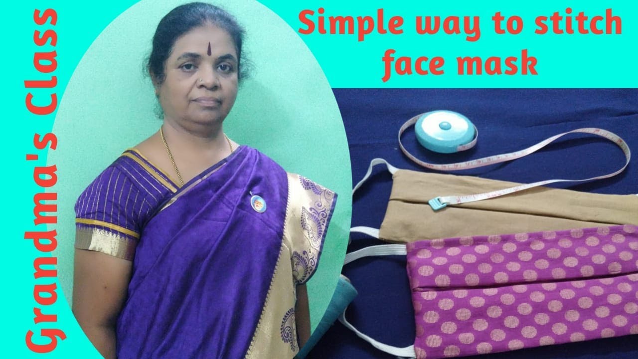 How to stitch face mask | Reusable Face mask | Prevention from COVID 19 ...