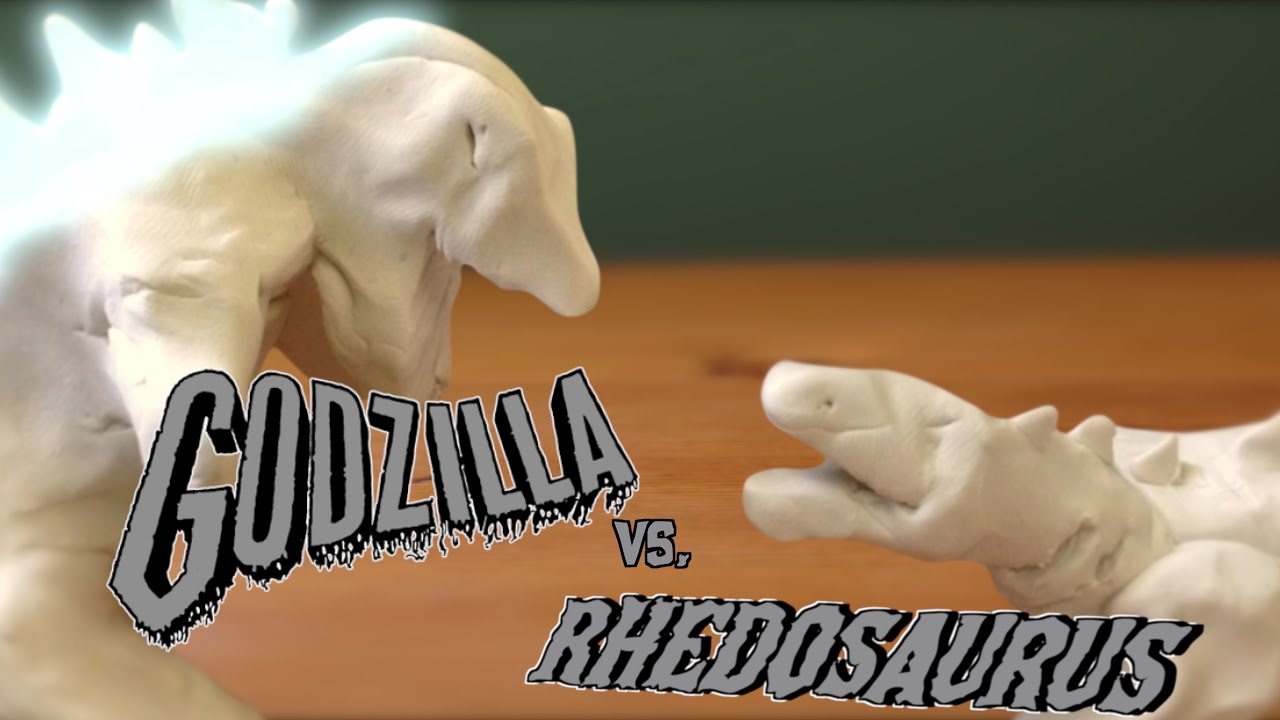 Godzilla vs Rhedosaurus | Claymation Short (2017) - YouTube