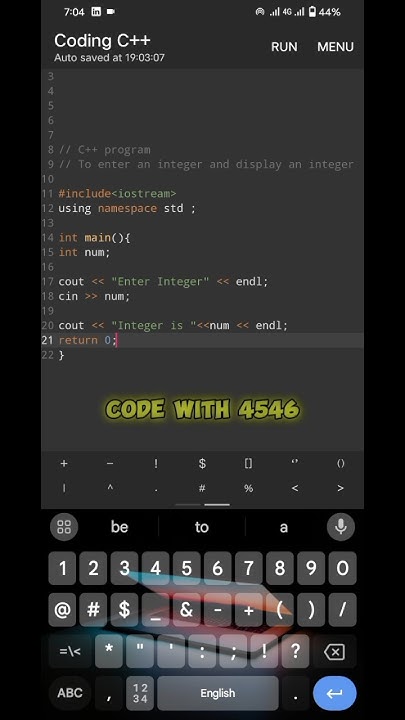 3 A C Program Input And Outputcplusplus Youtube