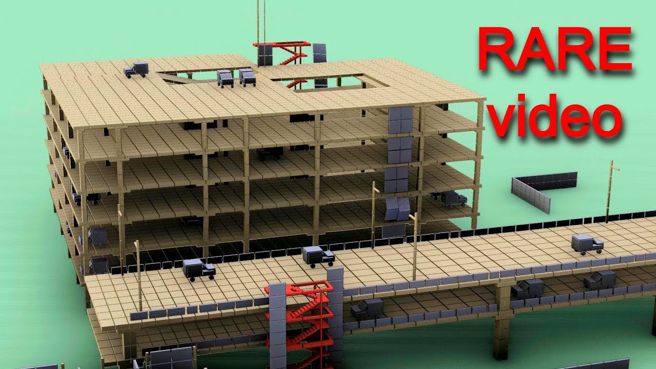 CRAZY Earthquake Simulation (how buildings behave during a quake) - YouTube