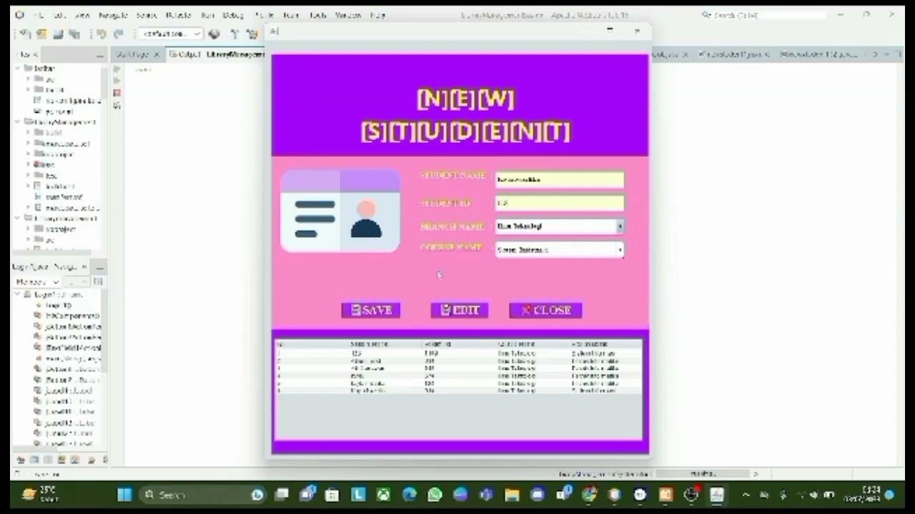 Aplikasi Sederhana 'Library Management System' Java GUI Netbeans - YouTube