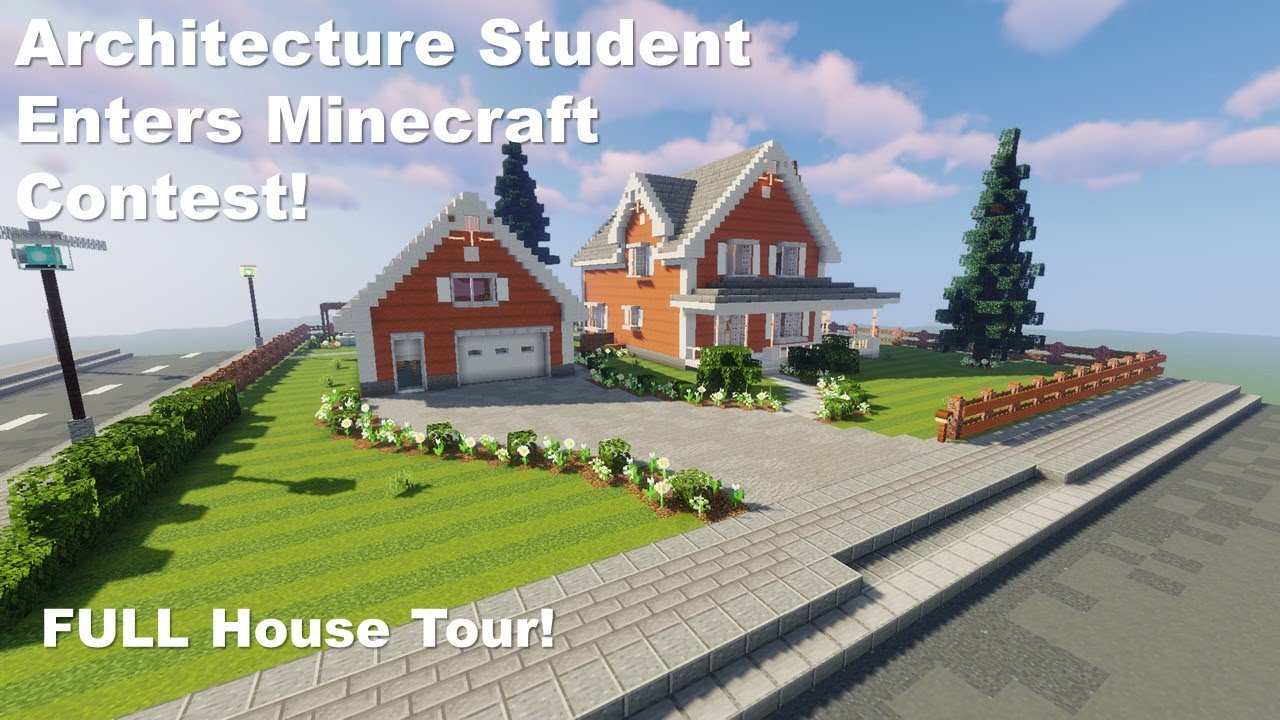 ARCHITECTURE STUDENT ENTERS MINECRAFT CONTEST - YouTube