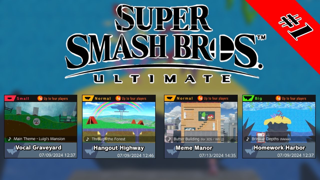 SSBU Custom Stage Bundle #1 - YouTube
