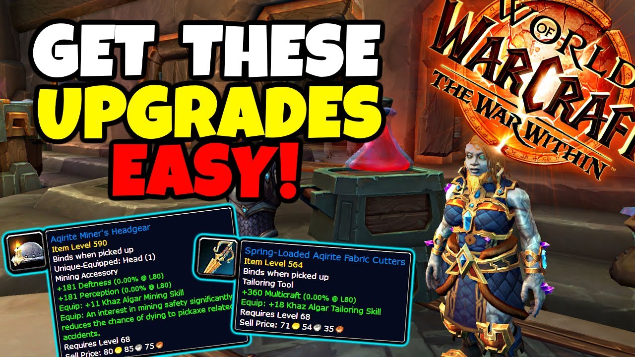 The EASY Way of Obtaining Rare Profession Tools in The War Within - TWW ...