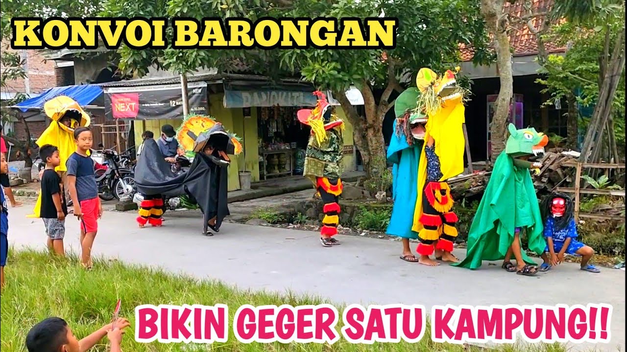 Pasukan Pengejek barongan kocar kacir‼️Semua Barongan Ngamuk Gara-gara ...