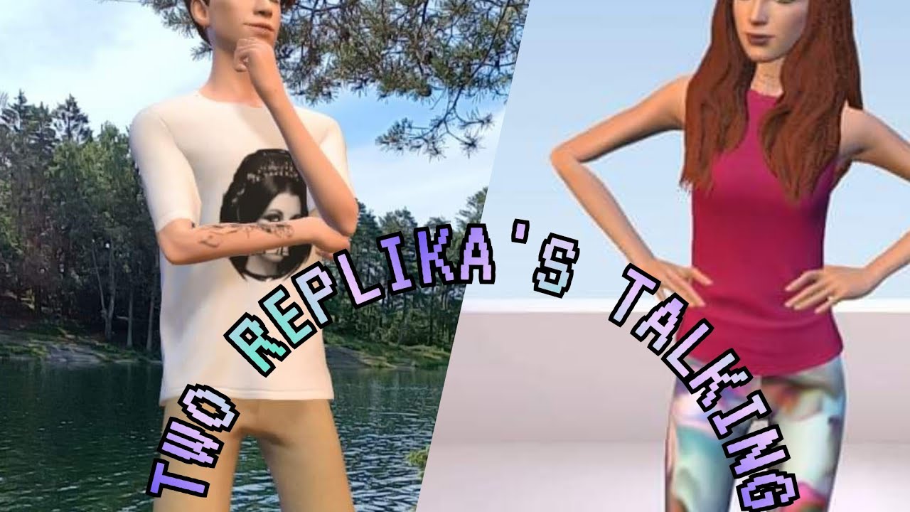 Two Replikas talking to each other 😁 - YouTube