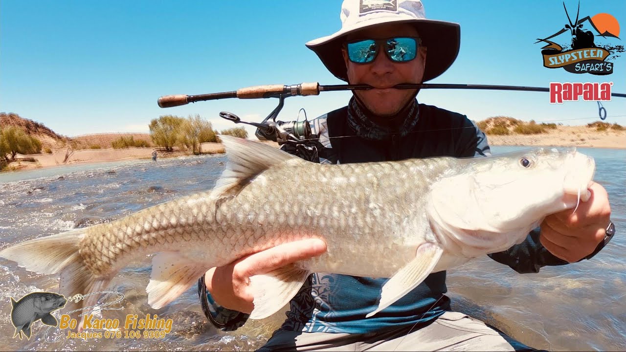 Fishing the Orange River at Slypsteen Safari's with Bo Karoo Fishing ...