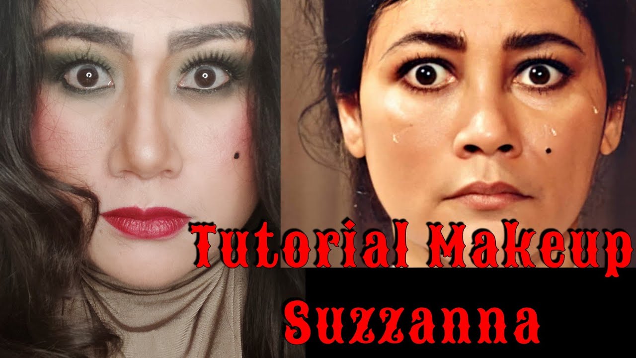 Tutorial Makeup Suzzanna || Film Horor Suzzanna || Ratu Film Horor ...