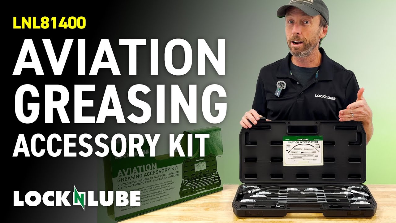 NEW! Introducing the LockNLube Aviation Greasing Accessory Kit - YouTube