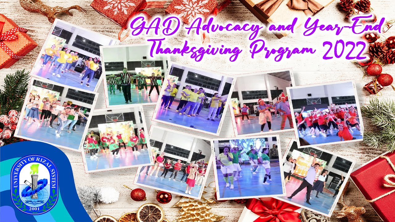 GAD Advocacy & Year-End Thanksgiving Program 2022 - YouTube