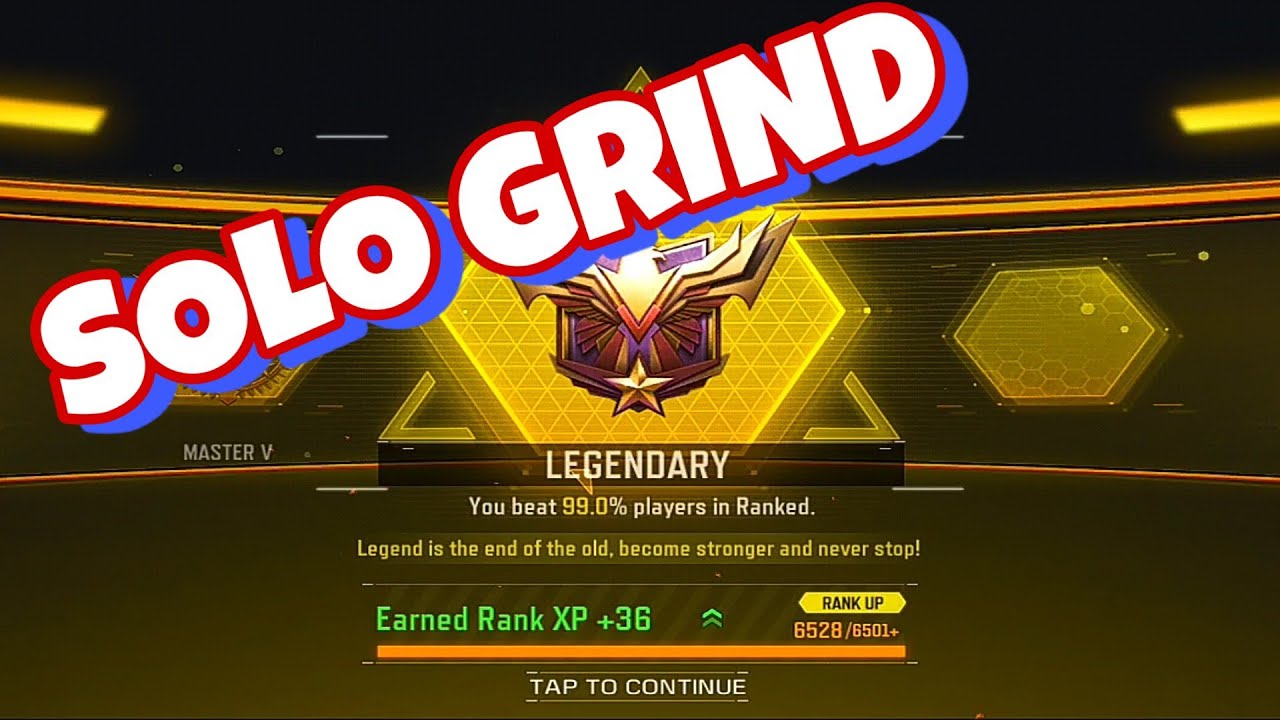 The game before I reached Legendary Rank in CODM(Solo Grind) - Call of ...