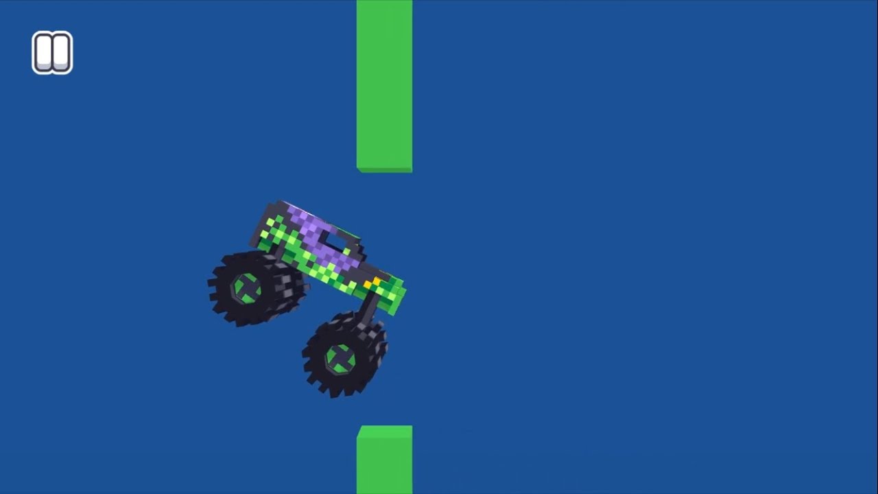 Fancade (arcade, Drive Monster, gameplay, monstertrak freestyle ...