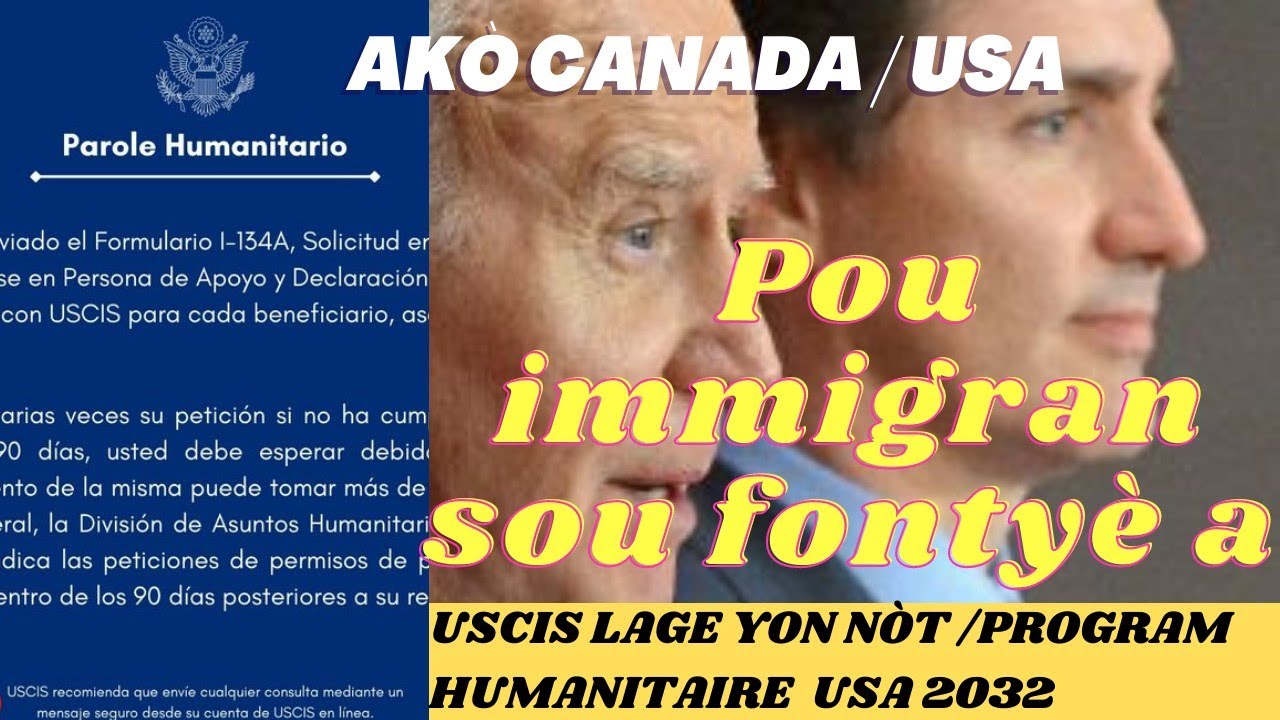 🇺🇸📢POU MOUN JANVIER YO #uscis LAGE YON NÒT 🇨🇦 Canada etazini 🇺🇸 siyen ...