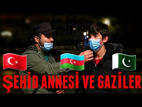 Şehid Annesi ve Gazilerimize neler söylemek isterdiniz?Azerbaycan ve Türkiye Şehitlerini Anıyor!!!