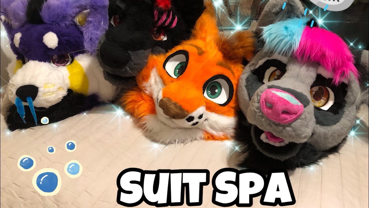 Satisfying Fursuit Cleaning - YouTube