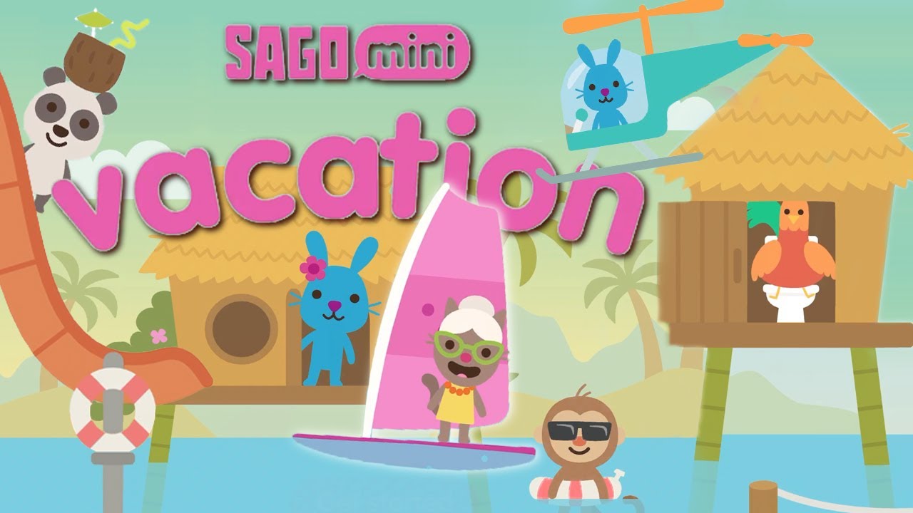 Sago Mini Vacation - digital sandbox for the youngest children - YouTube