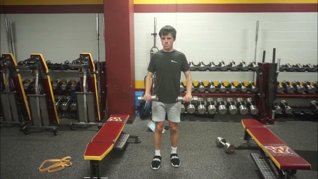 DB Bicep Curls Palms Down - YouTube