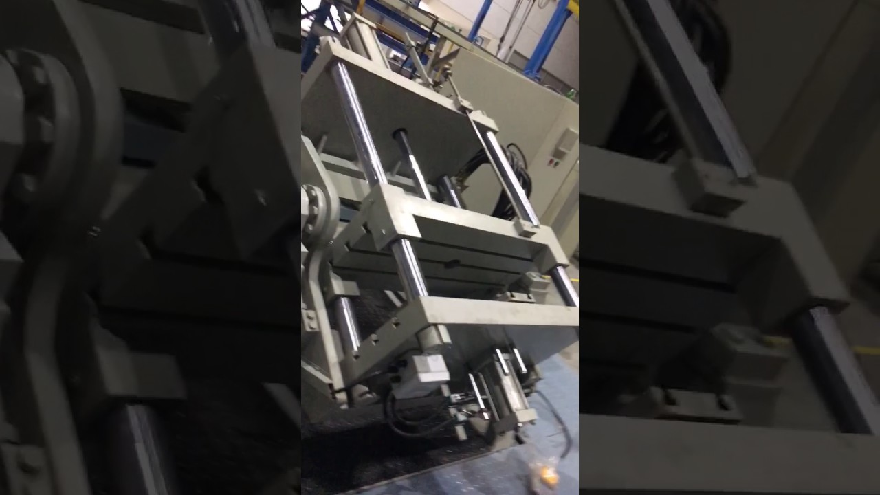 Tilt Type Gravity Die Casting Machine - YouTube