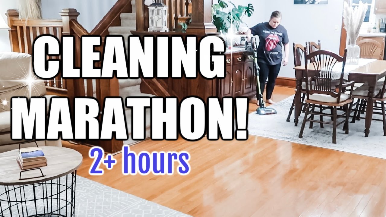 CLEANING MARATHON | 2+HOURS OF SPRING CLEANING | EXTREME SPEED CLEANING ...