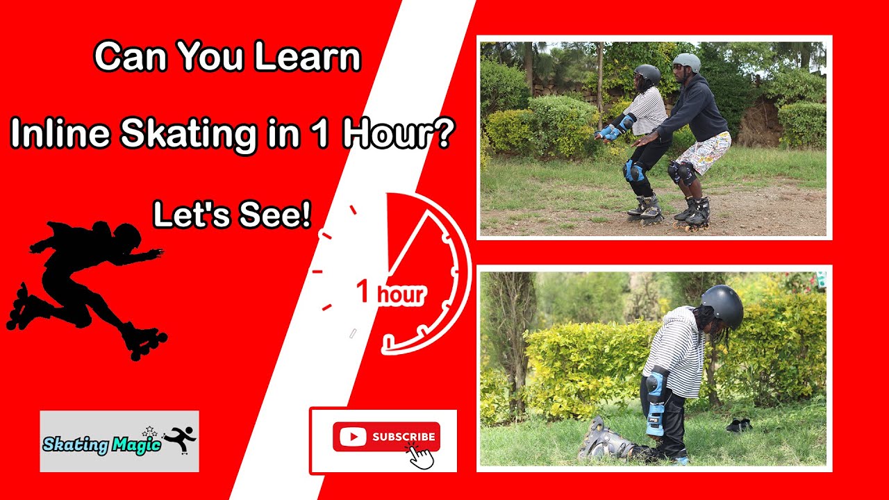 Can You Learn Inline Skating in 1 Hour? Let's See! - YouTube
