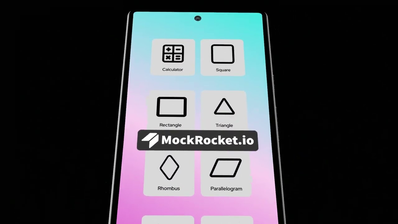 Geometry Calculator Design - mockrocket.io - YouTube