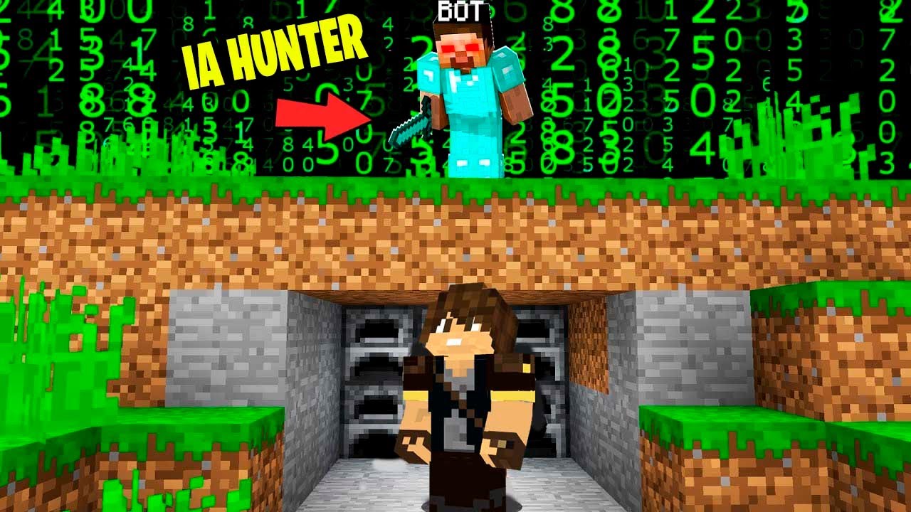 DUVIDO VOCÊ ESCAPAR DESSE CAÇADOR NO MINECRAFT - DATAPACK DOWNLOAD AI ...