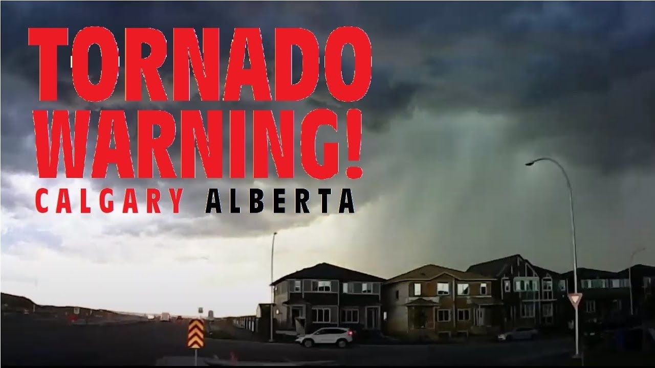 INSIDE A TORNADO WARNING IN CALGARY AB. July 9 2020 Issued by ...