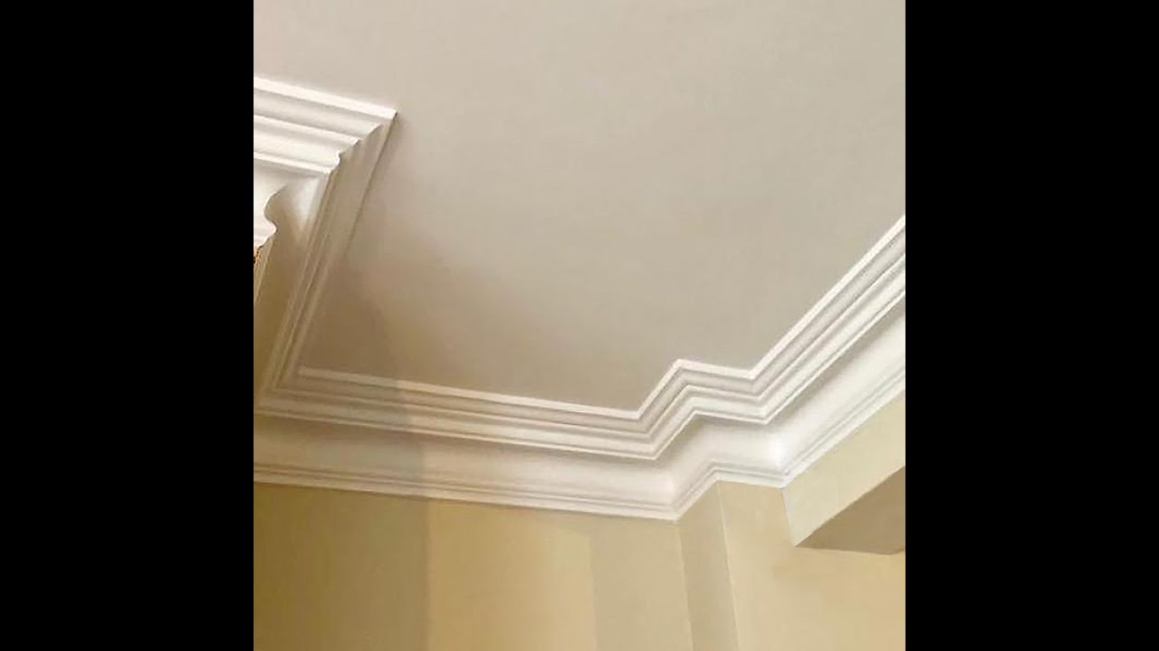 Plaster Coving Swan Neck 100mm MPC065 - YouTube