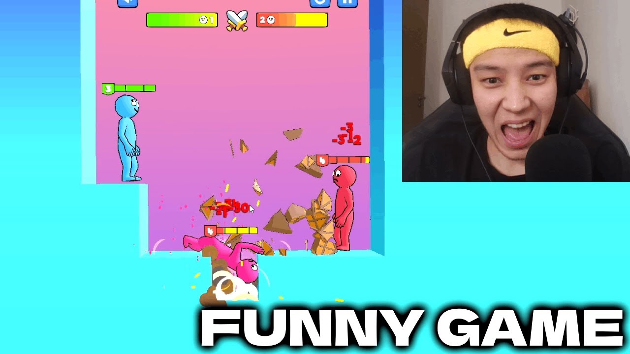 we throw weapons at each other FUNNY GAME / Weapons Ragdoll Arena - YouTube
