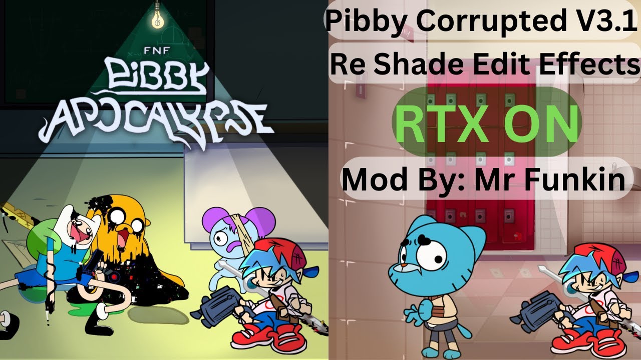 FNF Pibby Apocalypse + Pibby Corrupted V3.1 | Re Shade Edit Effects ...