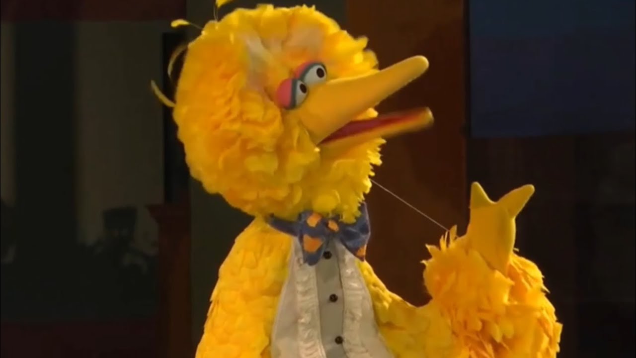 “Go To Sleep, Little Children” sung by Big Bird at Caroll Spinney’s ...