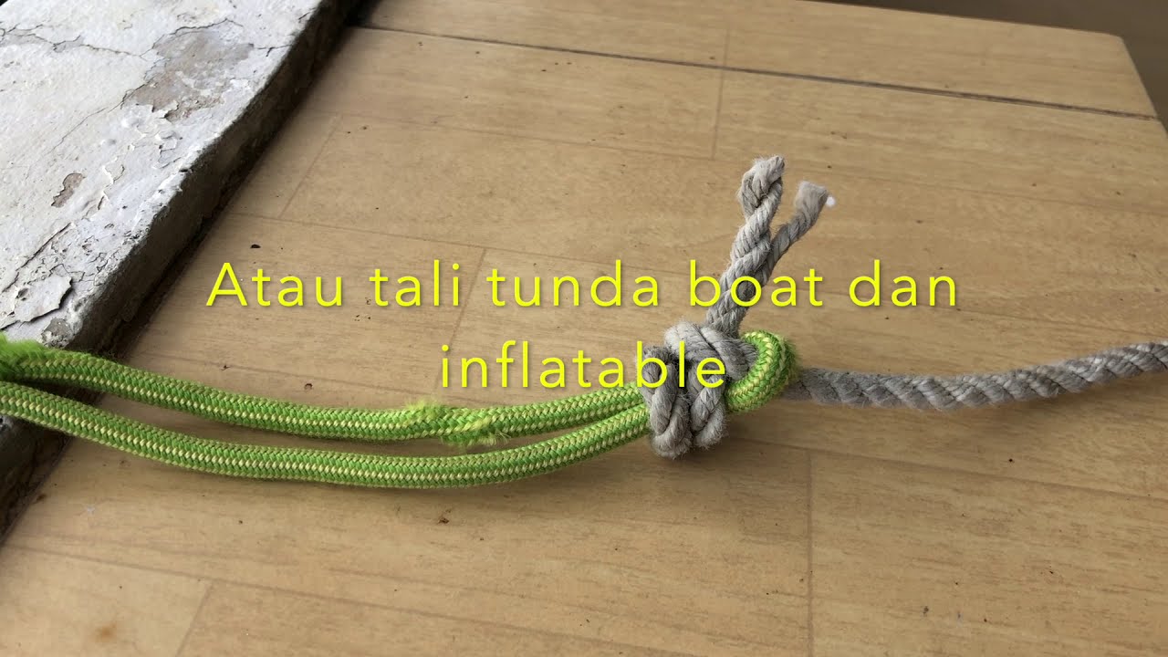 sailmalaysia knots tutorial double sheet bend simpulan bunga geti - YouTube