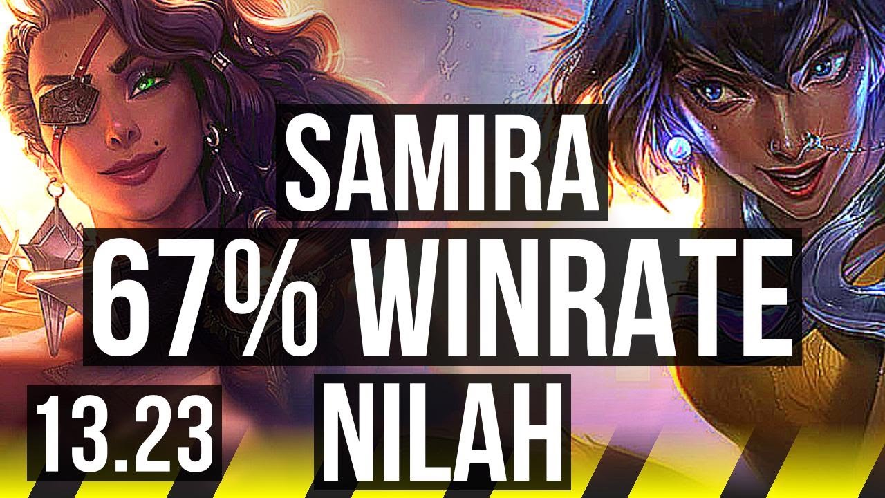 SAMIRA & Blitz vs NILAH & Nautilus (ADC) | 67% winrate, Godlike | KR ...