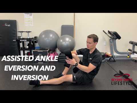 Assisted Ankle Eversion and Inversion - YouTube