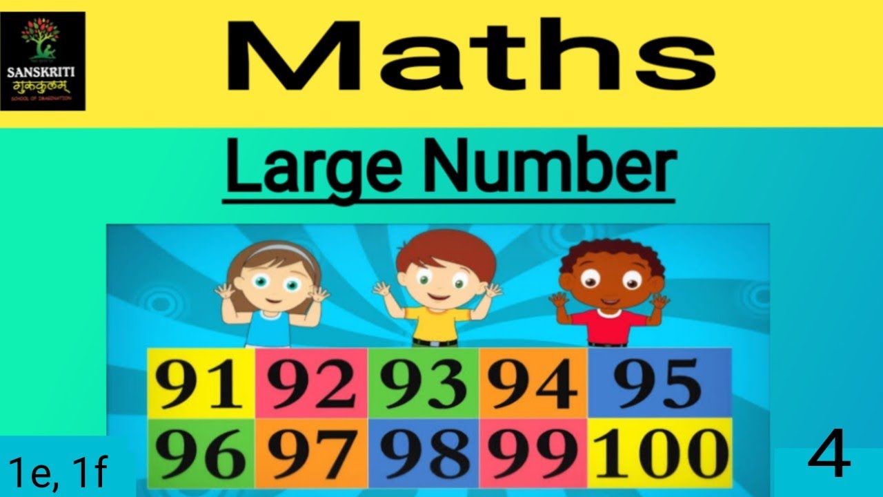 Class 4 Maths Large Numbers Class 4 Maths Ch 1 Part 1 large Number Class 4 Maths Large Numbers Class 4 Maths Ch 1 Part 1 large Number