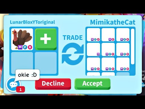 😱🦃BIG WIN! I TRADED MY MEGA TURKEY FOR THESE CUTE AND COOL MEGAS! ADOPT ...