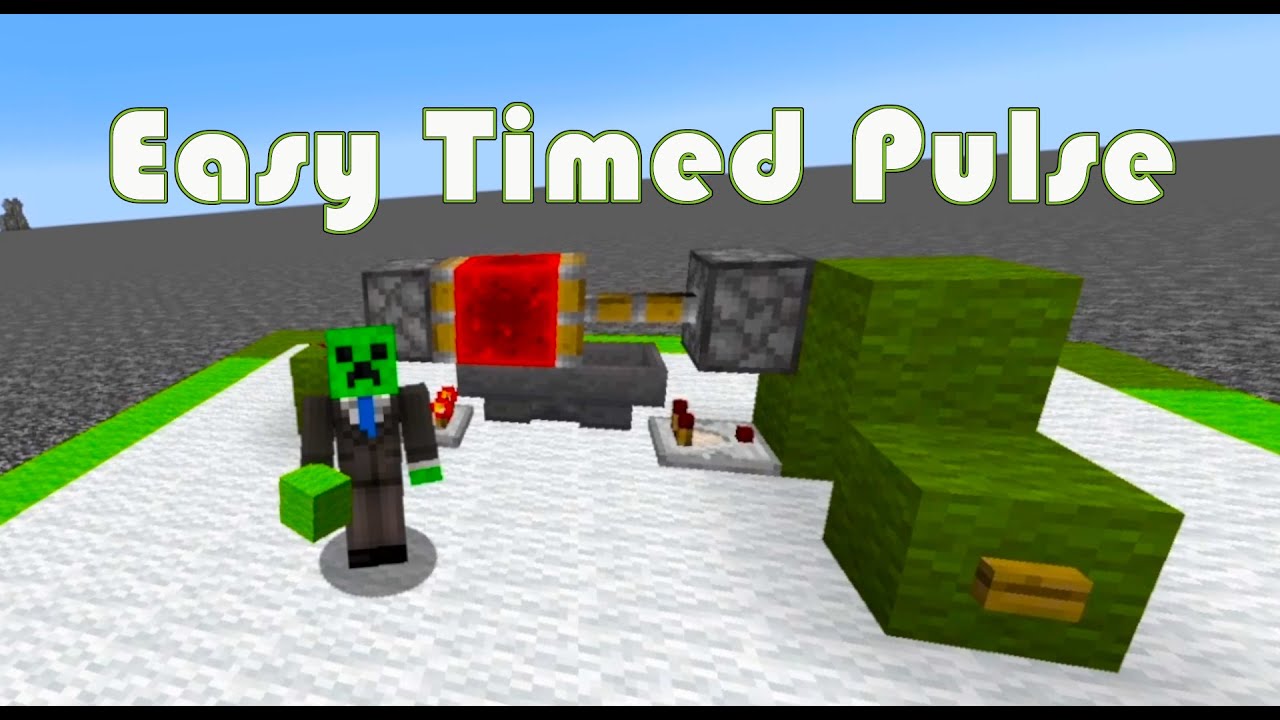 Easy Adjustable Timed Pulse from Ethos Clock! Minecraft - YouTube