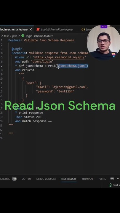 Como Mejorar la Validación del JsonSchema Leyendo un archivo .JSON #karateframework #automation ...